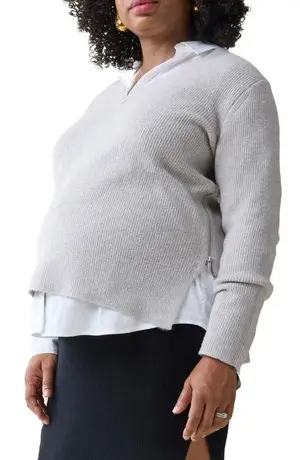 INGRID & ISABEL Maternity/nursing Sweater