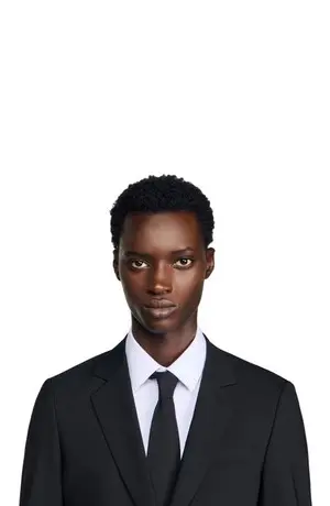 Sandro Virgin Wool Suit Jacket - Black