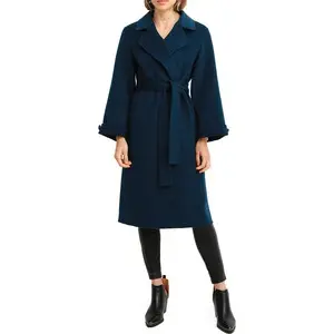 BELLE & BLOOM Oversized Wool Coat - Dark Teal