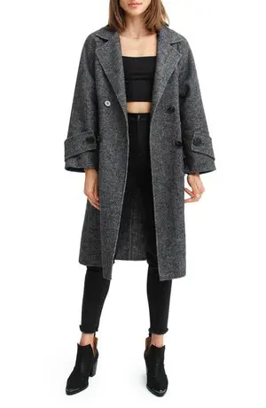 BELLE & BLOOM Rumor Has It Wool-blend Coat