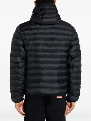 Lacoste Water-repellent Padded Jacket - Black