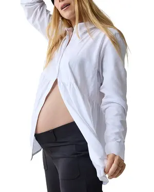INGRID & ISABEL Maternity Peplum Shirt