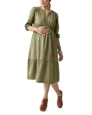 INGRID & ISABEL Empire Waist Maternity Dress