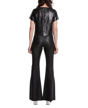 AS By DF Jude Upcycled Leather Tee