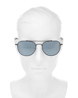Oliver Spencer X Roger Federer Aviator Sunglasses, 54mm