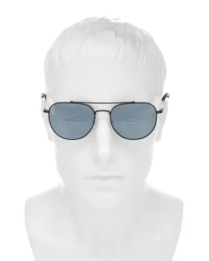 Oliver Spencer X Roger Federer Aviator Sunglasses, 54mm