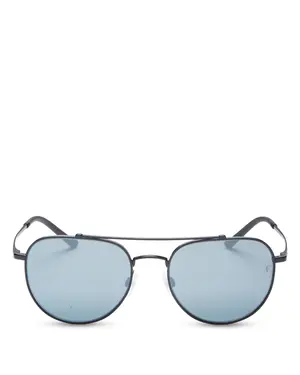 Oliver Spencer X Roger Federer Aviator Sunglasses, 54mm