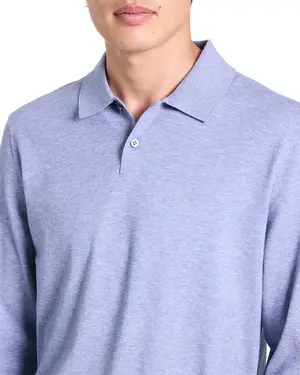 Theory Goris Collared Sweater - Dusk Blue