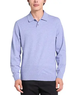 Theory Goris Collared Sweater - Slate Heather