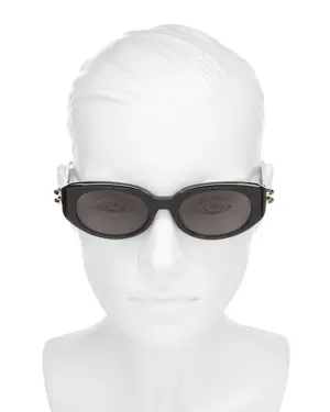 Alexander McQueen Oval Sunglasses