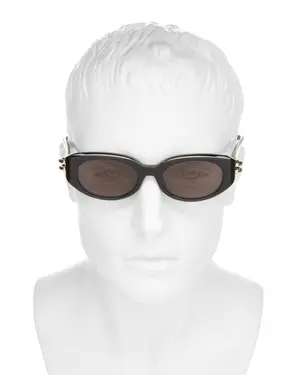 Alexander McQueen Oval Sunglasses