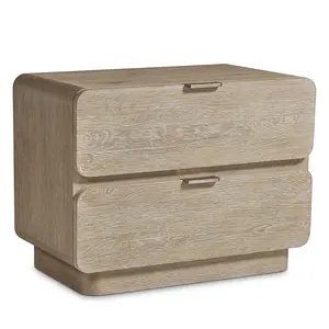 BERNHARDT Loft Antibes Two Drawer Nightstand - Oak