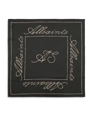 ALLSAINTS Allchains Square Silk Scarf