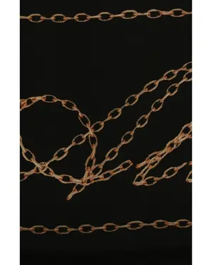 ALLSAINTS Allchains Square Silk Scarf