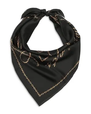 ALLSAINTS Allchains Square Silk Scarf