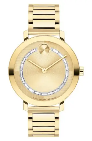 Movado Evolution 2.0 Bracelet Watch - Gold