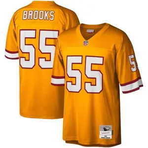 Mitchell & Ness Derrick Brooks Tampa Bay Buccaneers Legacy Replica Jersey - Orange