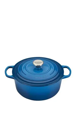 LE CREUSET Signature 5.5-quart Round Enamel Cast Iron Dutch Oven - Marseille