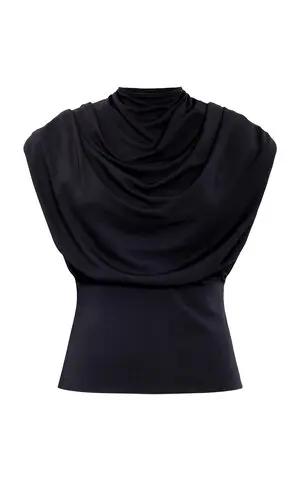 KALLMEYER Jocelyn Draped Jersey Top