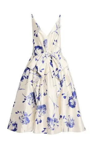 Erdem Bow-detailed Midi Dress