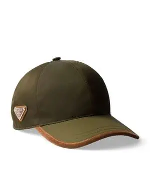 Prada Prada Re-Nylon Baseball Cap Green