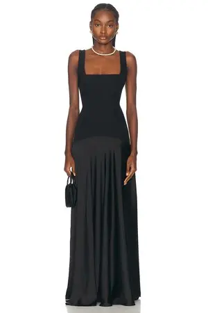 L'academie By Marianna Sidney Gown - Black