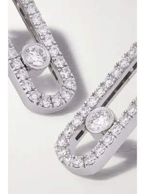 Messika Move Uno 18-karat Diamond Earrings