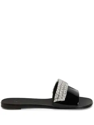 GIUSEPPE ZANOTTI Tesy Rhinestone-embellished Sandals