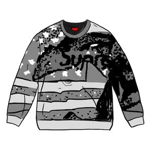 Supreme Digital Flag Sweater