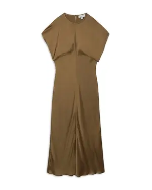 REISS Kora Satin Maxi Dress