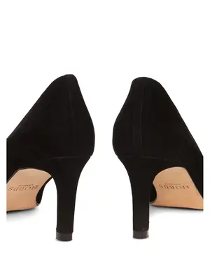 HOBBS LONDON Lizzie Mid Heel Court Pumps - Black