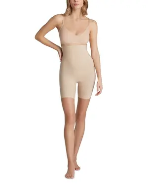 Commando Zone Smooth High Waisted Control Shorts - Beige