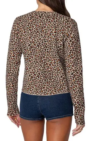 EDIKTED Print Cardigan