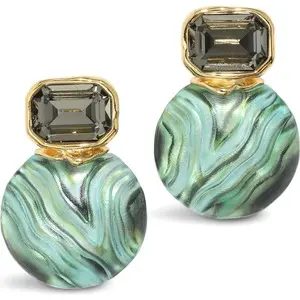 Alexis Bittar Madera Lucite® Disc Drop Earrings