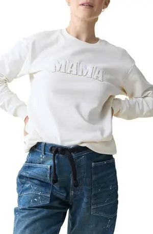 INGRID & ISABEL® Mama Fleece Sweatshirt