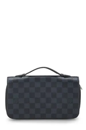 LOUIS VUITTON Damier Cobalt Zippy Xl - Blue