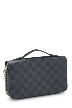 LOUIS VUITTON Damier Cobalt Zippy Xl - Blue