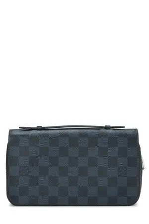 LOUIS VUITTON Damier Cobalt Zippy Xl - Blue
