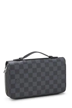 LOUIS VUITTON Damier Cobalt Zippy Xl - Blue