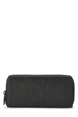 LOUIS VUITTON Monogram Taurillon Zippy Vertical Wallet