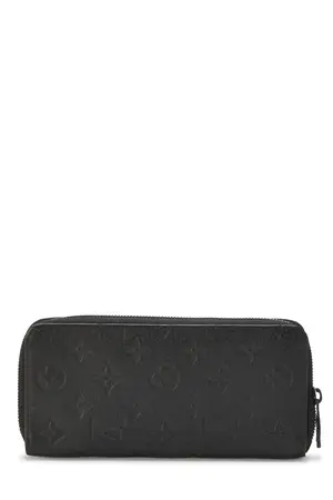 LOUIS VUITTON Monogram Taurillon Zippy Vertical Wallet