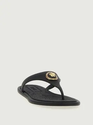 Versace Heeled Sandal - Black