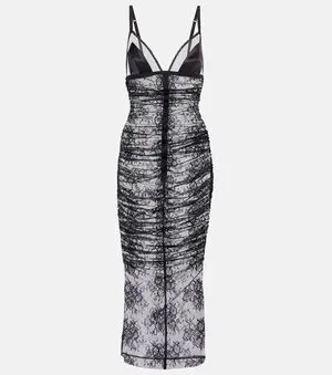 Dolce & Gabbana Lace Slip Midi Dress