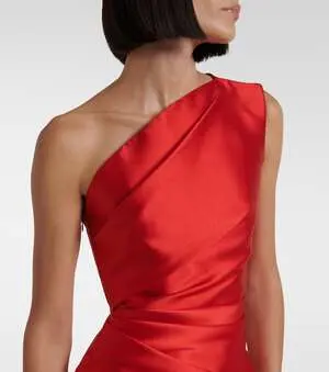 Solace London Nori Mini Dress - Red