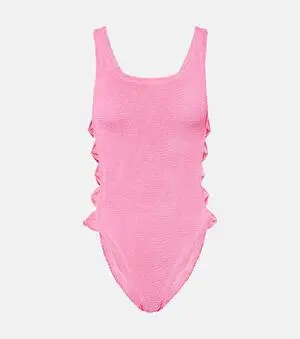 Hunza G Cutout Swimsuit - Pink