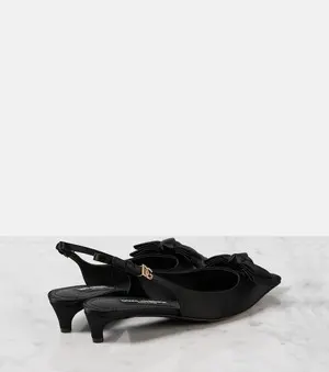 Dolce & Gabbana Bow-detail Slingback Pumps