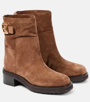 JIMMY CHOO Jimmy Choo Brooklyn 50 Ankle Boots Brown