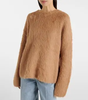 TOTEME Alpaca-blend Pullover Sweater - Beige