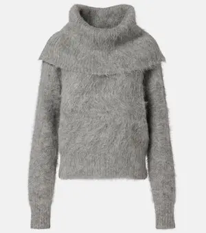 TOTEME Alpaca-blend Pullover Sweater - Grey