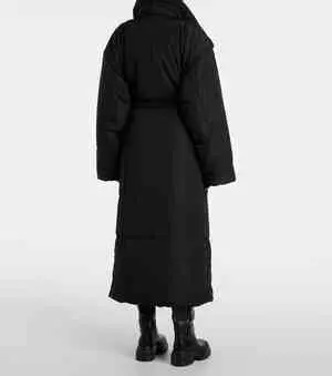Norma Kamali Sleeping Bag Habotai Wrap Coat